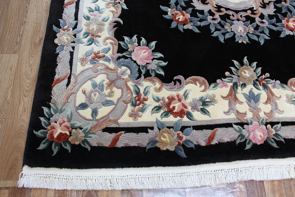 Signed Kayam Handmade Chinese Carpet 220 x 195 cm – Thames Oriental Carpet